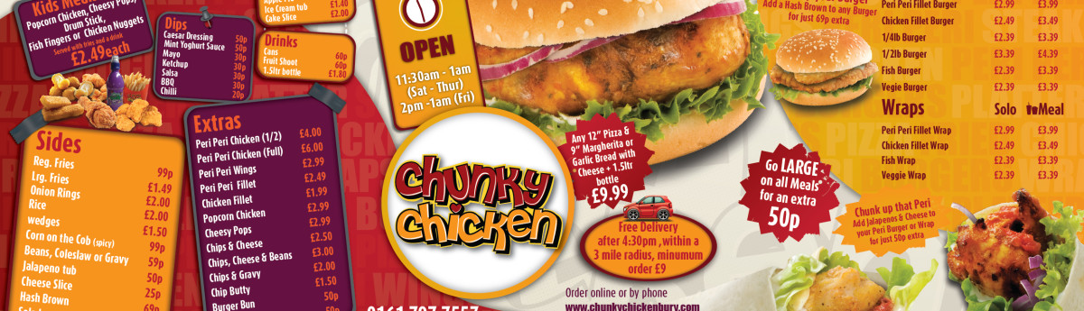 Chunky Chicken Nottingham's Promos - Nottingham | Snizl