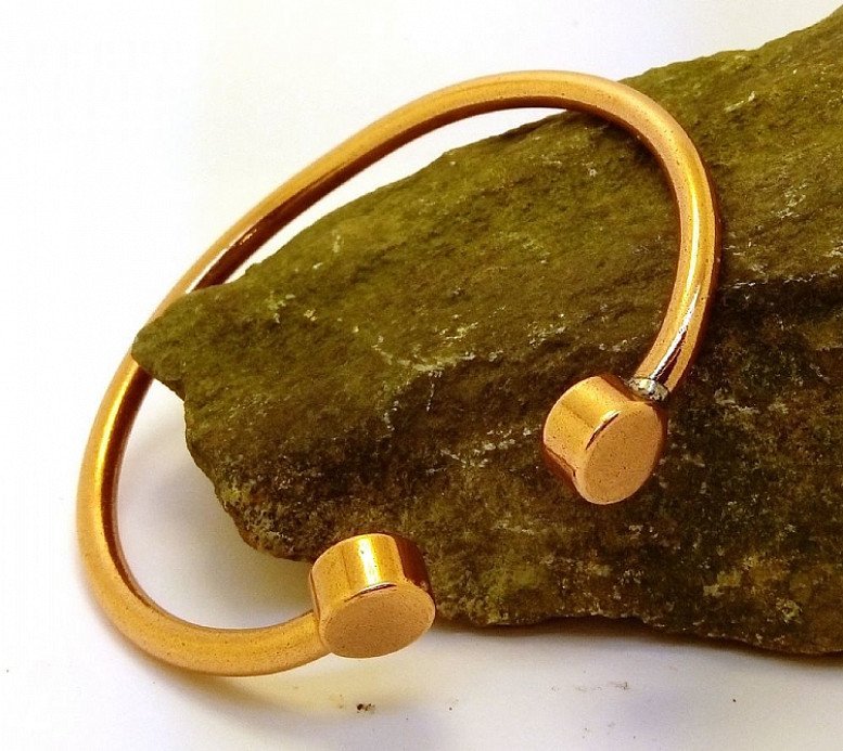 M95: Copper Cylindrical Torque Bracelet - £9.50! | Laurence Butler Ltd ...