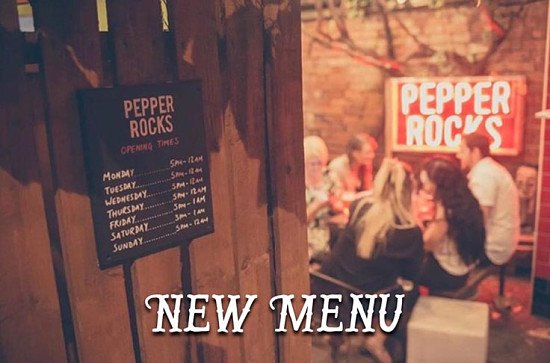 Our new menu at Pepper Rocks will Blow You Away.! Come and sample the ...