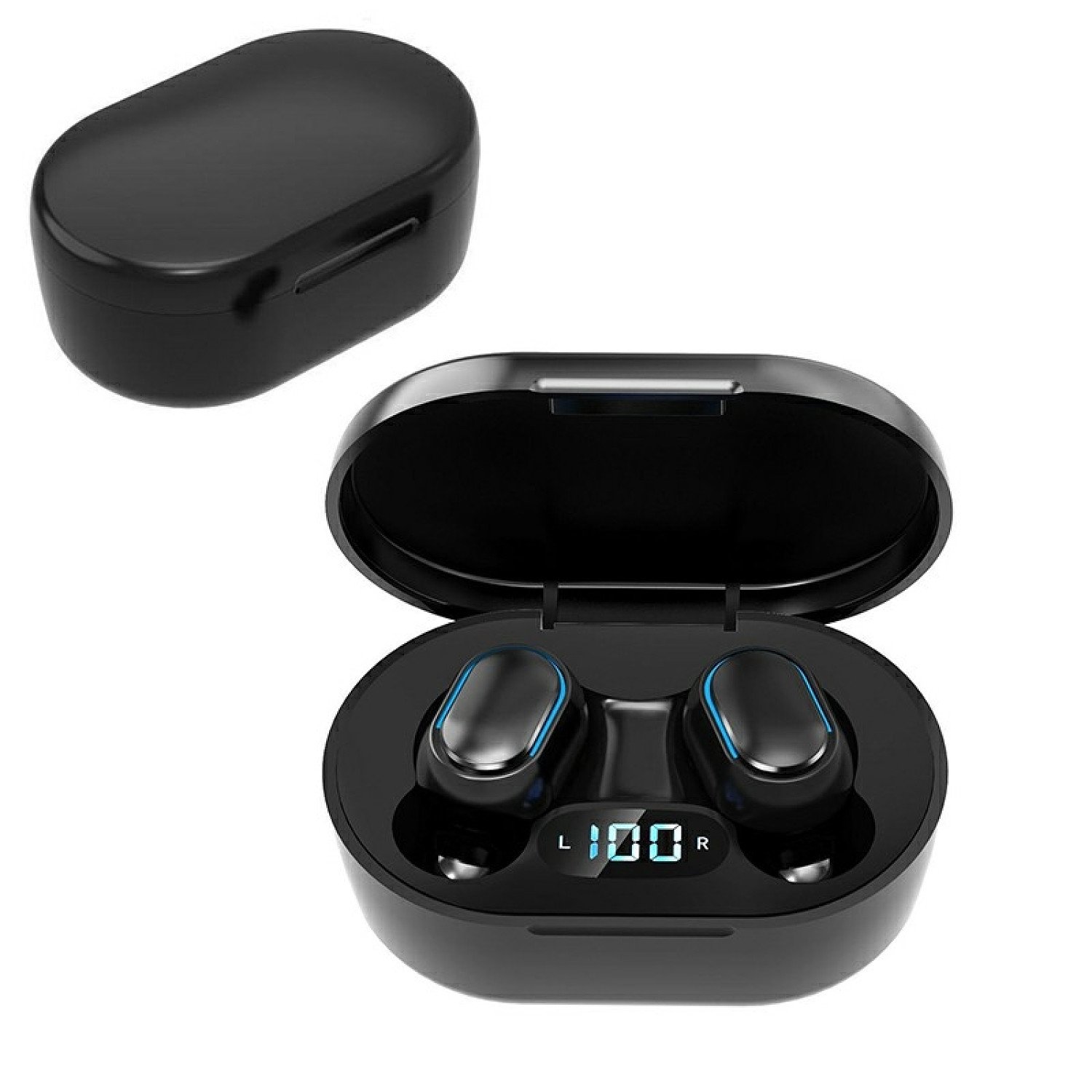 E7S TWS Wireless V5.0 Bluetooth Earphones Mini Stereo Earbuds Macaron Colour - Black ...
