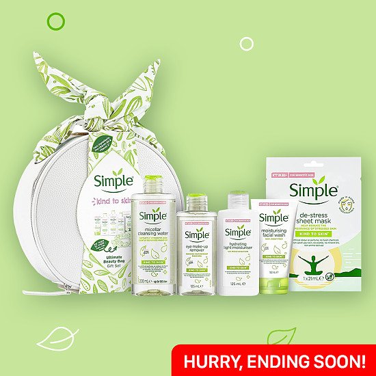 WIN this Simple Kind to Skin 5 piece Gift Set | Snizl Ltd Free Competition