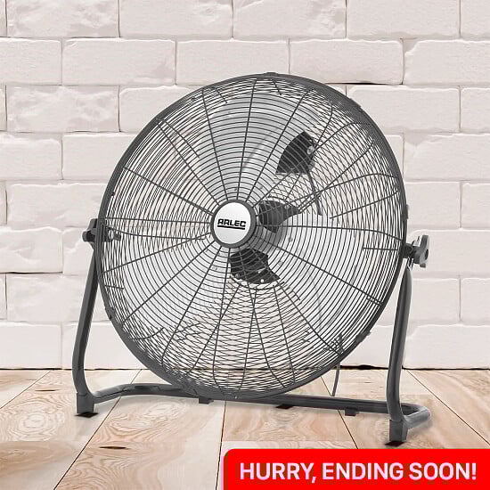 WIN this 20 Inch Industrial Floor Fan | Snizl Ltd Free Competition